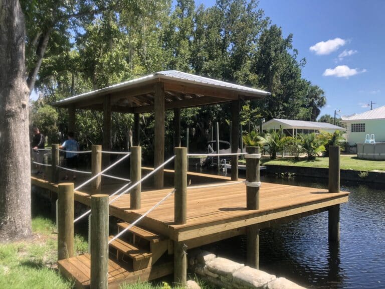 Custom Boathouses Daytona, Palm Coast, Port Orange - East Coast Marine ...
